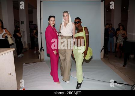 Coco Clever, Lou-Anne Gleissenebner und Noëlla Mbomba bei der Anja ...