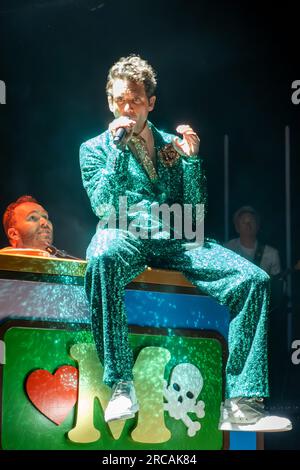 Marostica, Italy. 12th July, 2023. Mika, stage name of Michael Holbrook ...