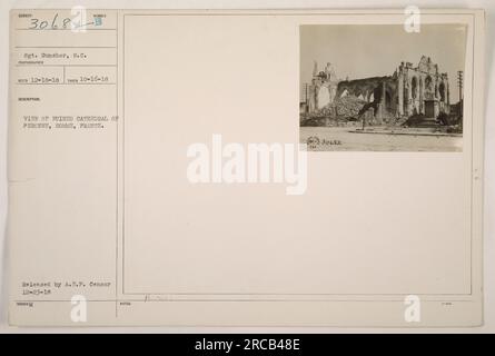 Ruins at Peronne, France. Collection of World War I Photographs, 1914 ...