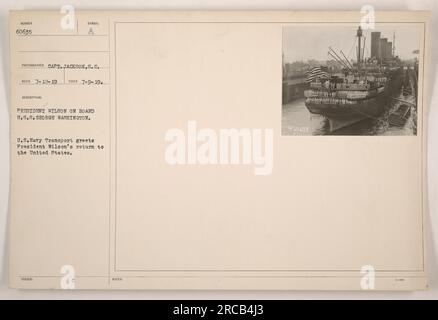 U.S. Naval Ship President Jackson, Circa 1953 Stock Photo - Alamy