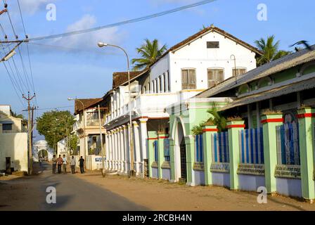 King street in Tranquebar Danish colony in India from 1620-1845 ...