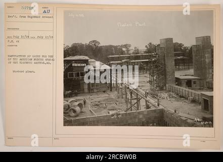 This photograph shows the Mustard Gas Plant located at Edgewood Arsenal ...