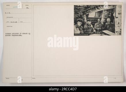 German defensive position during the Battle of Tannenberg, 1914 Stock ...