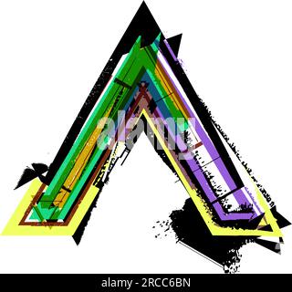 art sketched symbols fonts, vector illustration Stock Vector Image ...