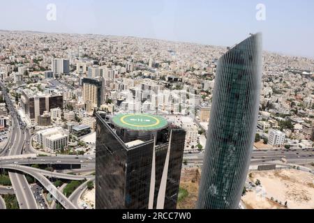 Amman, Jordan : Amman towers, buildings and streets in the capital ...