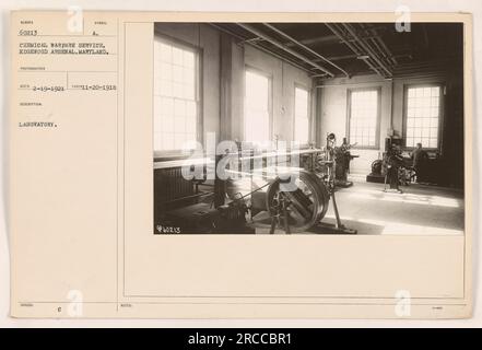 WW1 Army Chemistry Laboratory Stock Photo - Alamy