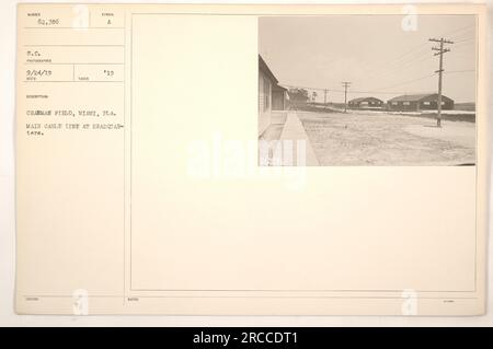 Soldiers at Chapman Field in Miami, Florida, distributing frame number ...