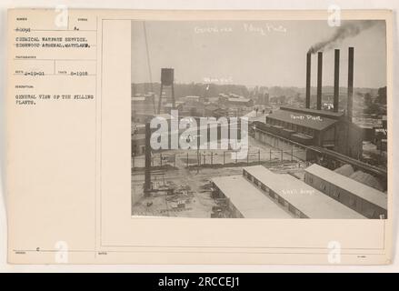 General view of the Filling Plant at Edgewood Arsenal, Maryland ...