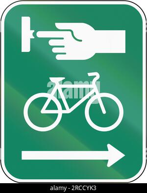 Road sign in Canada, instructing pedestrians how to use the crosswalk ...