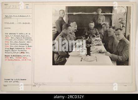 From Left to right are: Col. George Ola, Gen. Matthew Ridgway and Gen ...