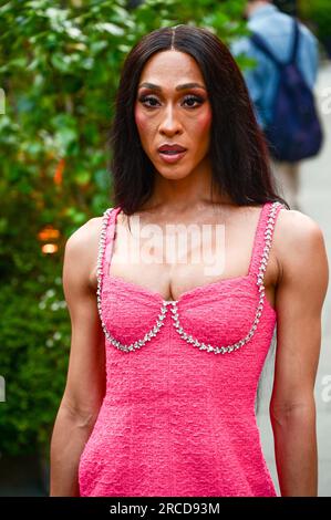 Michaela Jae Rodriguez attends the British Vogue x Self Portrait Summer ...