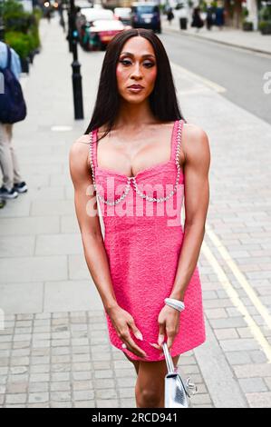 Michaela Jae Rodriguez attends the British Vogue x Self Portrait Summer ...