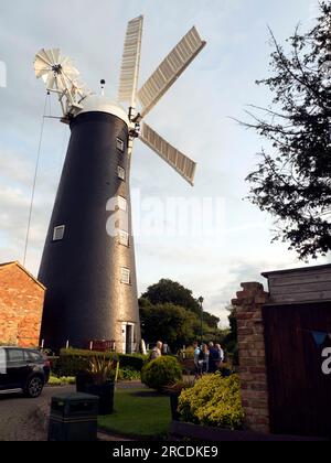 VISITORS AT Waltham windmill. Grimsby. Lincolnshire UK Stock Photo - Alamy