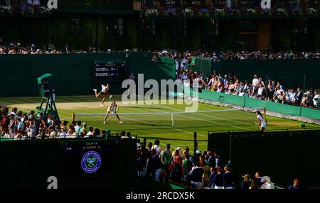 Alanis Hamilton and Tatum Evans in action during a junior girls ...