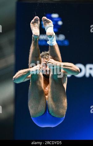 Jonathan Ruvalcaba of Dominican Republic competes in the men's 3m ...