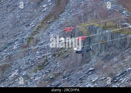 Zip World Penrhyn Quarry, North Wales Stock Photo - Alamy