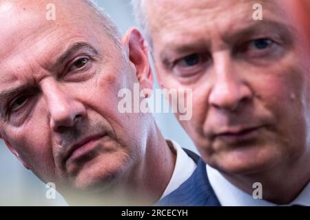 Roland Lescure, Minister of the Economy, Finance and Industrial, Energy ...
