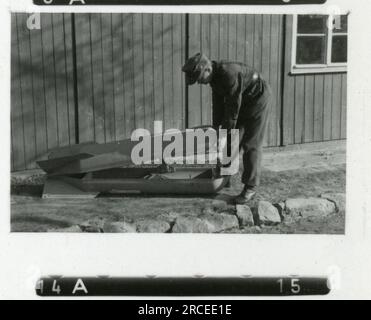 WW2 - Western Front - German Barracks interior Stock Photo - Alamy
