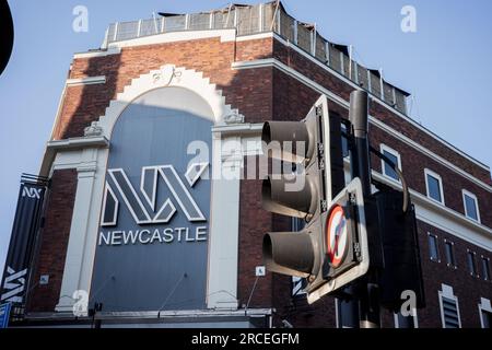 Newcastle UK: June 2023: Exterior of the NX music venue in Newcastle ...