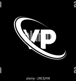 letter vp simple linked line arrow logo vector Stock Vector Image & Art ...