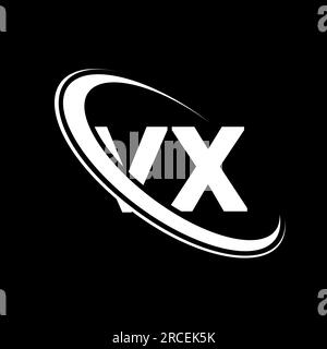 VX Letter Logo Design. Initial letters VX gaming's logo icon for ...