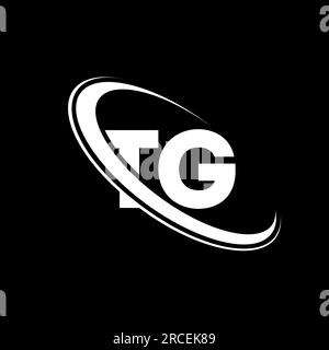 TG logo. T G design. White TG letter. TG/T G letter logo design ...