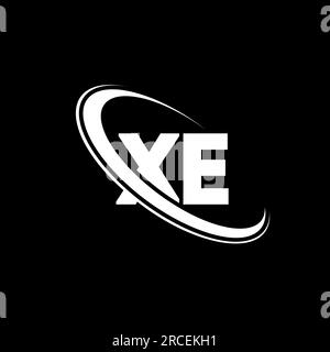 XE logo. X E design. White XE letter. XE/X E letter logo design ...