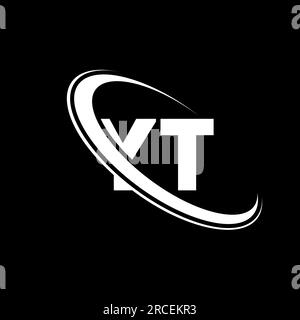 YT monogram initial logo design with shield and pillar shape design ...