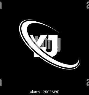 YJ Logo, YJ Monogram, Initial YJ Logo, Letter YJ negative space logo, Icon, Vector Stock Vector ...