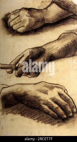 Vincent Van Gogh - Three Hands C 1884 Stock Photo - Alamy