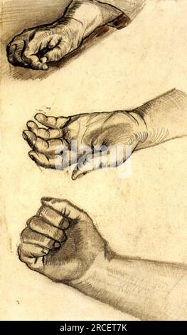 Vincent Van Gogh - Three Hands C 1884 Stock Photo - Alamy
