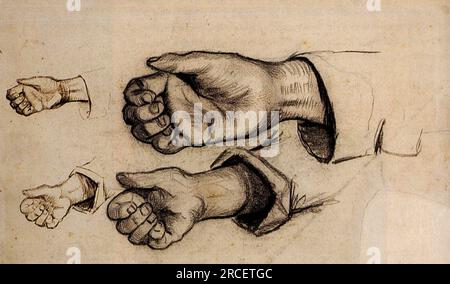 Vincent Van Gogh - Four Hands C 1885 Stock Photo - Alamy