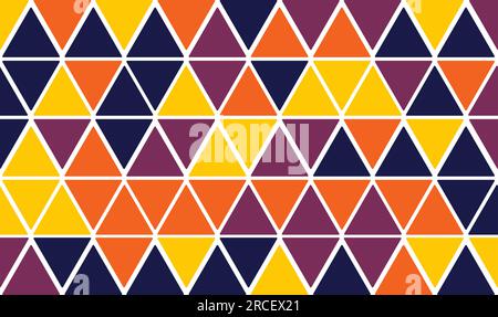 Abstract background with interlocking triangles. Vector template Stock ...