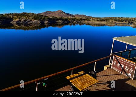 The blue waters of Lake Oanob Resort, a popular getaway for the people ...