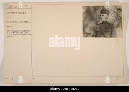 82nd Airborne Division Brigadier General Neil A. Den-McKay Stock Photo ...