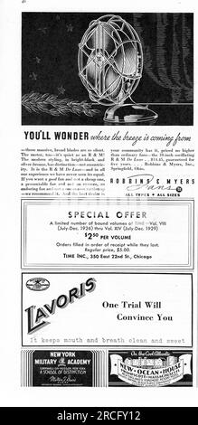 Vintage Time Magazine 6 July 1936 Issue Advert, USA Stock Photo - Alamy