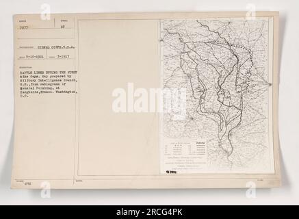 PERSHING WAR MAP Stock Photo - Alamy