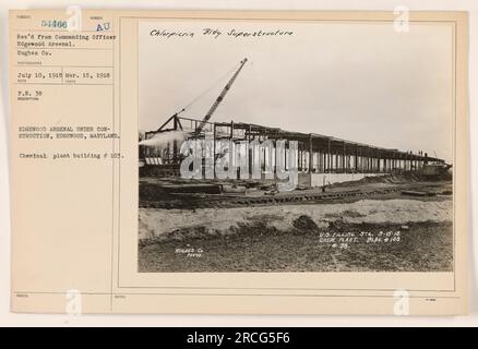 Construction of Chemical Plant Building #103 at Edgewood Arsenal ...