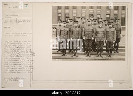 A group photo of Lt. Col. Charles E. Wheatley and his staff. Back row ...
