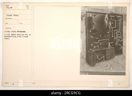 A Signal Corps Radio Set Transmitting Key from World War One. The ...