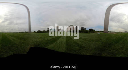 360° view of St Louis Arch - Alamy