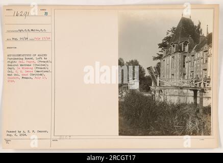 Photograph of General Dawes with the Military Board of Allied Supply ...