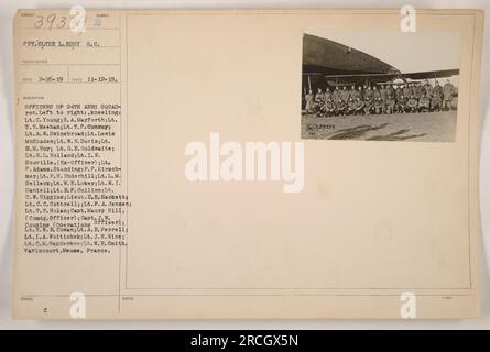 Standing on the right of the photograph is Squadron Leader, Matthew ...