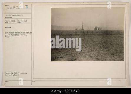 Chemical Warfare at the Western Front During World War I, 1918 Stock ...