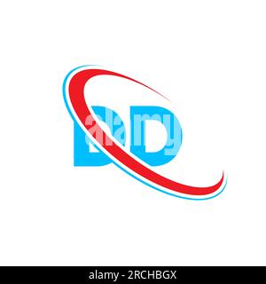 circle letter dd linked logo vector Stock Vector Image & Art - Alamy