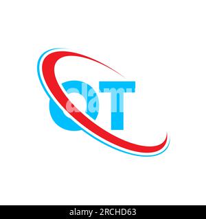 Initial Letter OT Logo Design Vector Template. Abstract Letter Minimal ...