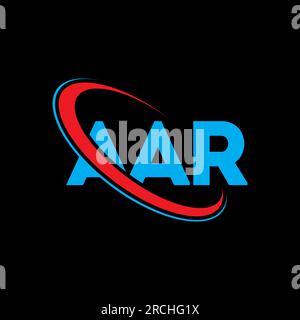 AAR logo. AAR letter. AAR letter logo design. Intitials AAR logo linked ...