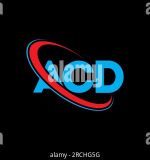 ACD logo. ACD letter. ACD letter logo design. Intitials ACD logo linked ...