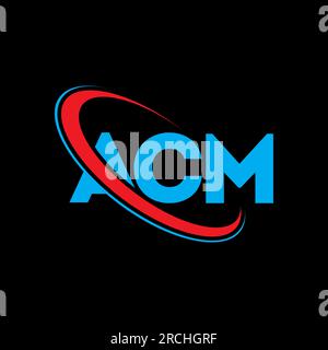 ACM logo. ACM letter. ACM letter logo design. Intitials ACM logo linked ...