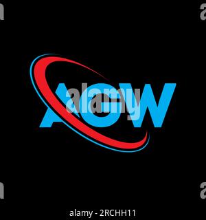 AGW logo. AGW letter. AGW letter logo design. Initials AGW logo linked ...